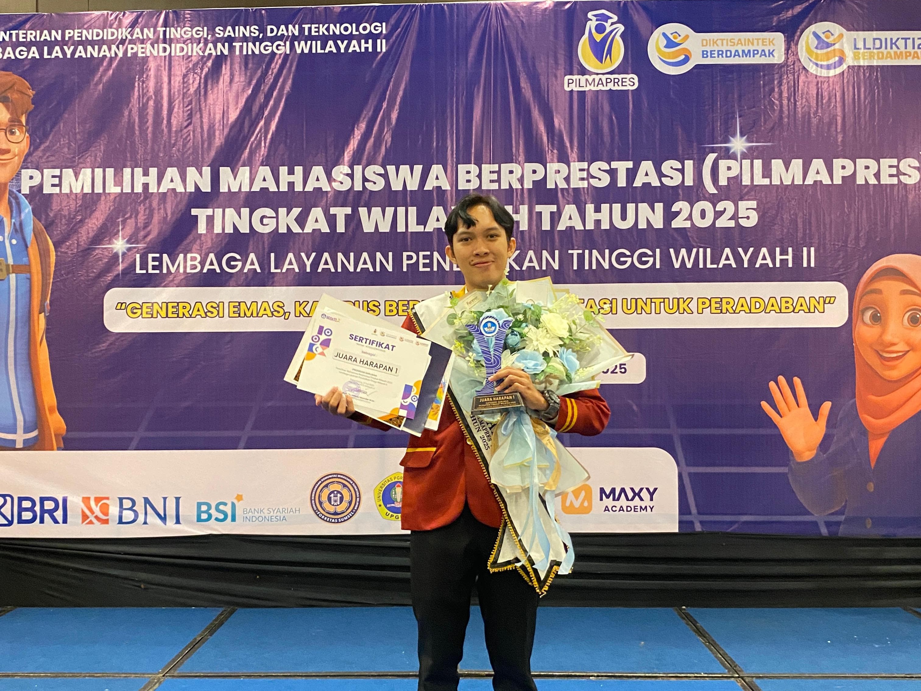 Mahasiswa Universitas Teknokrat Indonesia Raih Juara Harapan I di PILMAPRES LLDIKTI Wilayah II ...